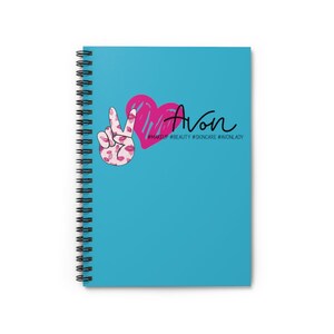 Peace Love AVON Marketing Advertising Ruled Line Spiral Notebook - Etsy