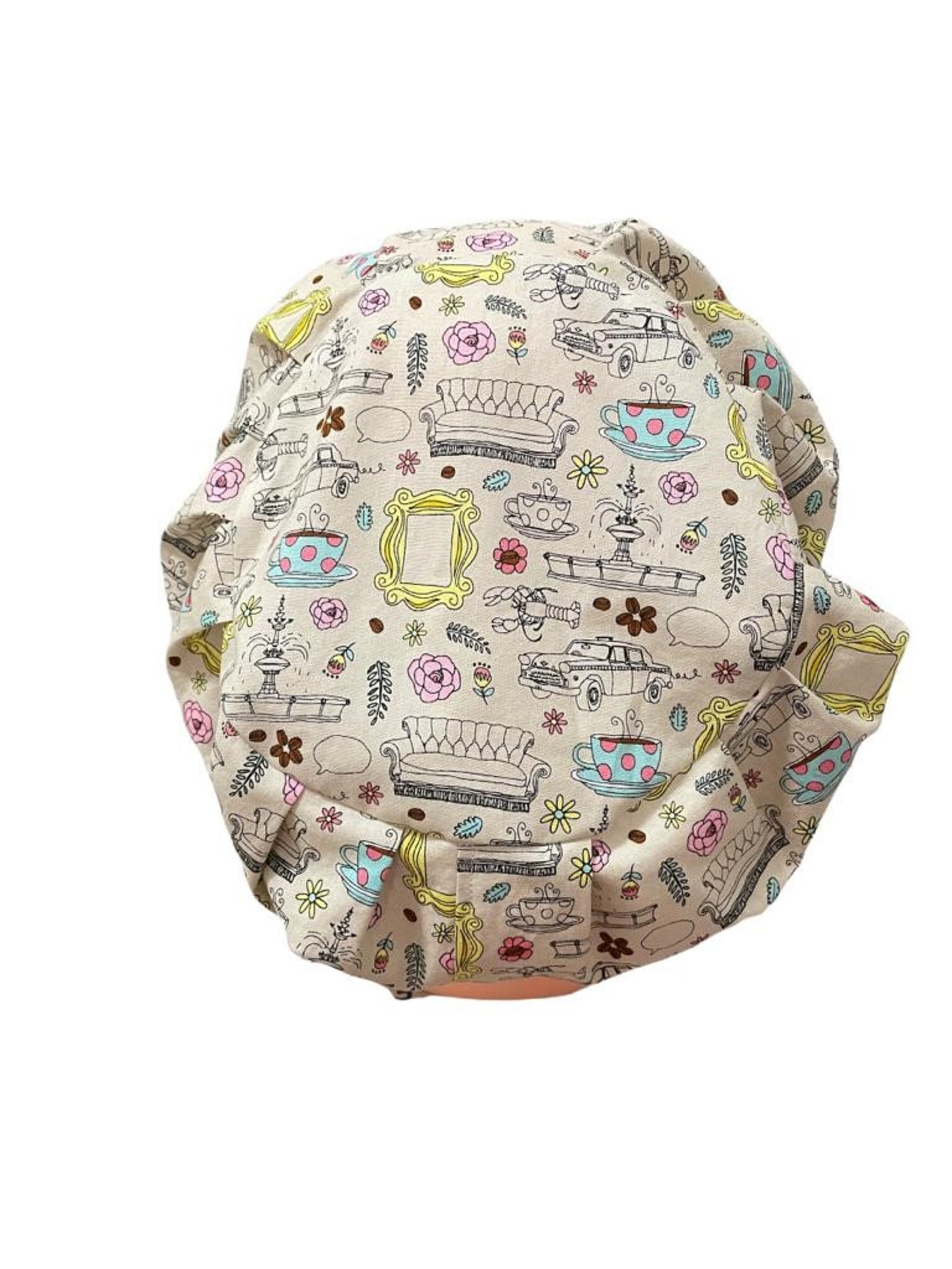 Friends Scrub Hats, Friends Ponytail Scrub Hats, Friends Bouffant Hats ...