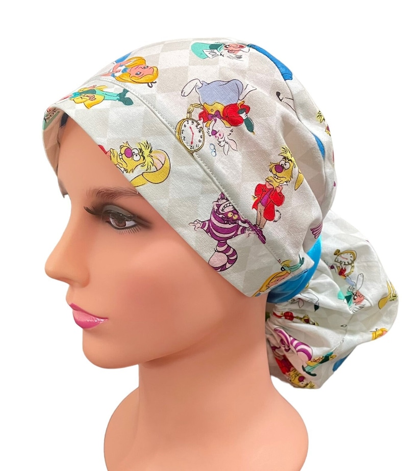Stitch and Alice in Wonderland Surgical Caps for Medical Staff - Etsy