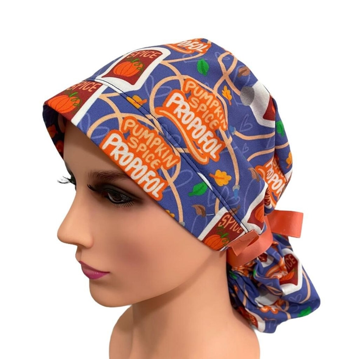 Anesthesia Scrub Hat Anesthesia Ponytail Hat Anesthesia | Etsy