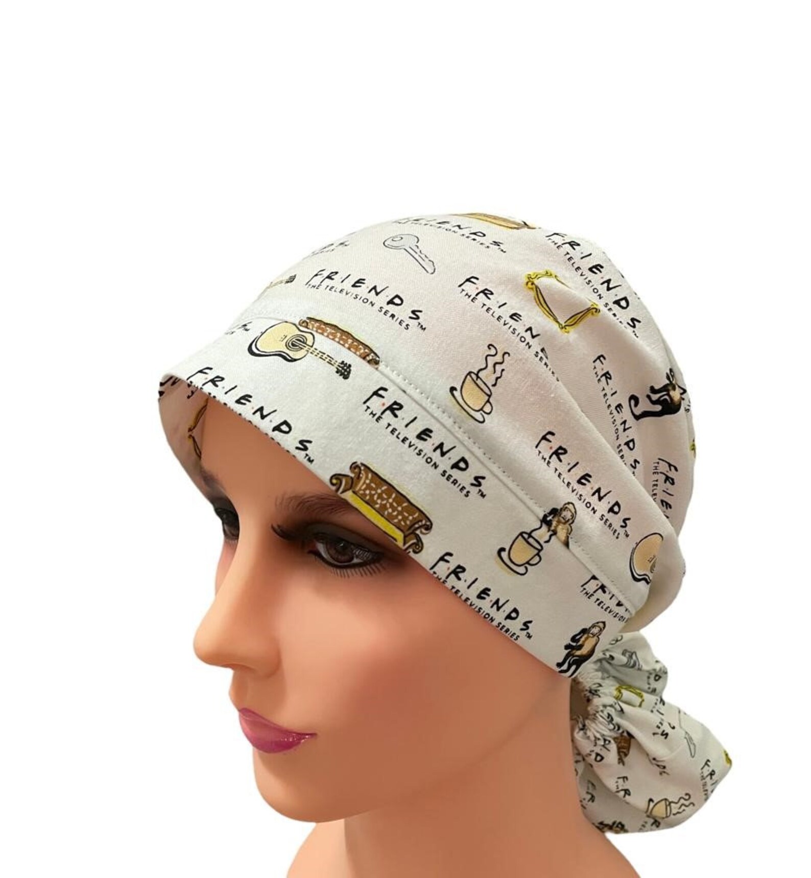 Friends Scrub Hats, Friends Ponytail Scrub Hats, Friends Bouffant Hats ...