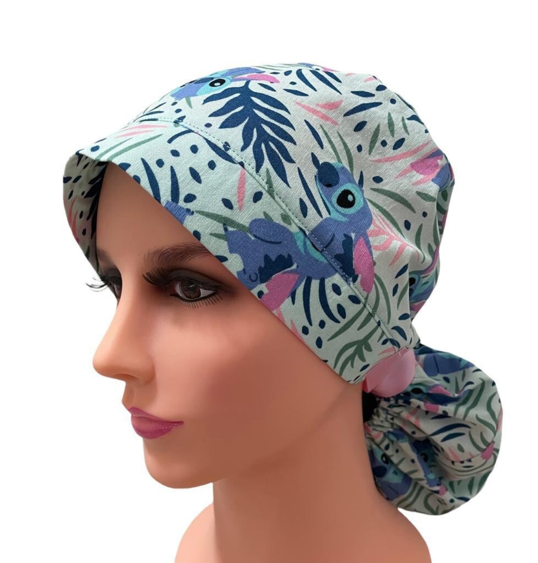 Stitch and Alice in Wonderland Surgical Caps for Medical Staff - Etsy