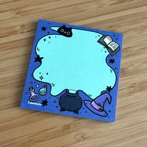 Magical Cauldron Sticky Note | Witchy, Halloween Themed Stationery Pad ...