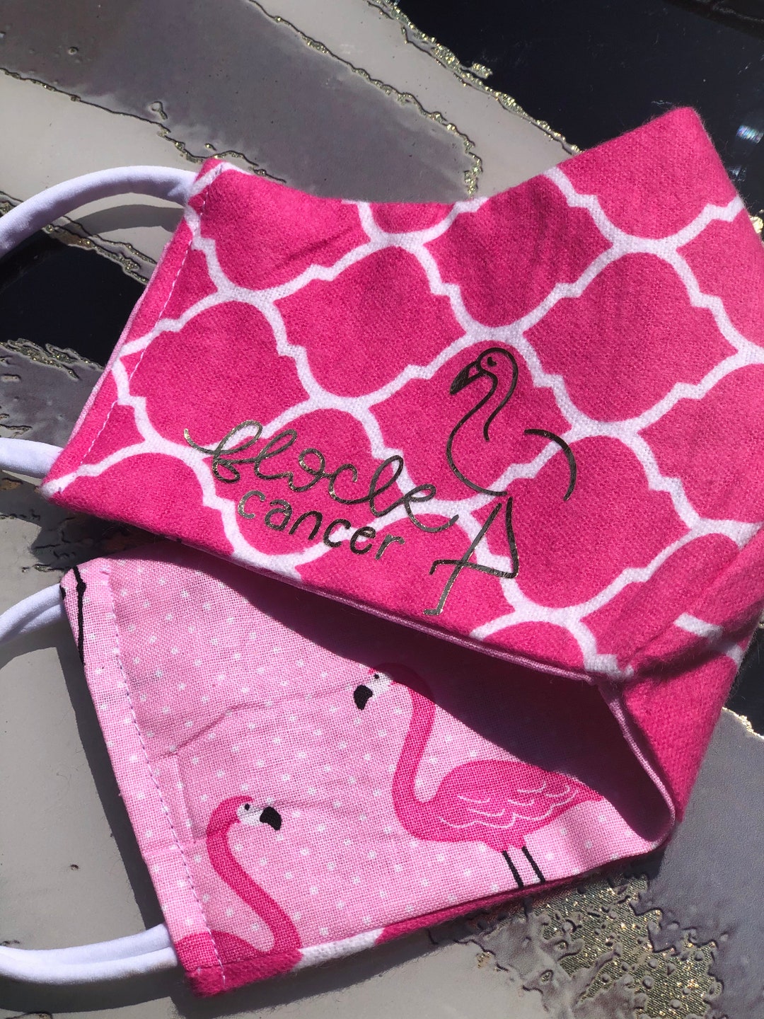 Flock Cancer Reversible Mask - Etsy