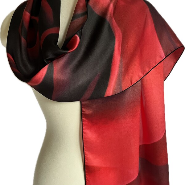 Red Silk Roses - Etsy