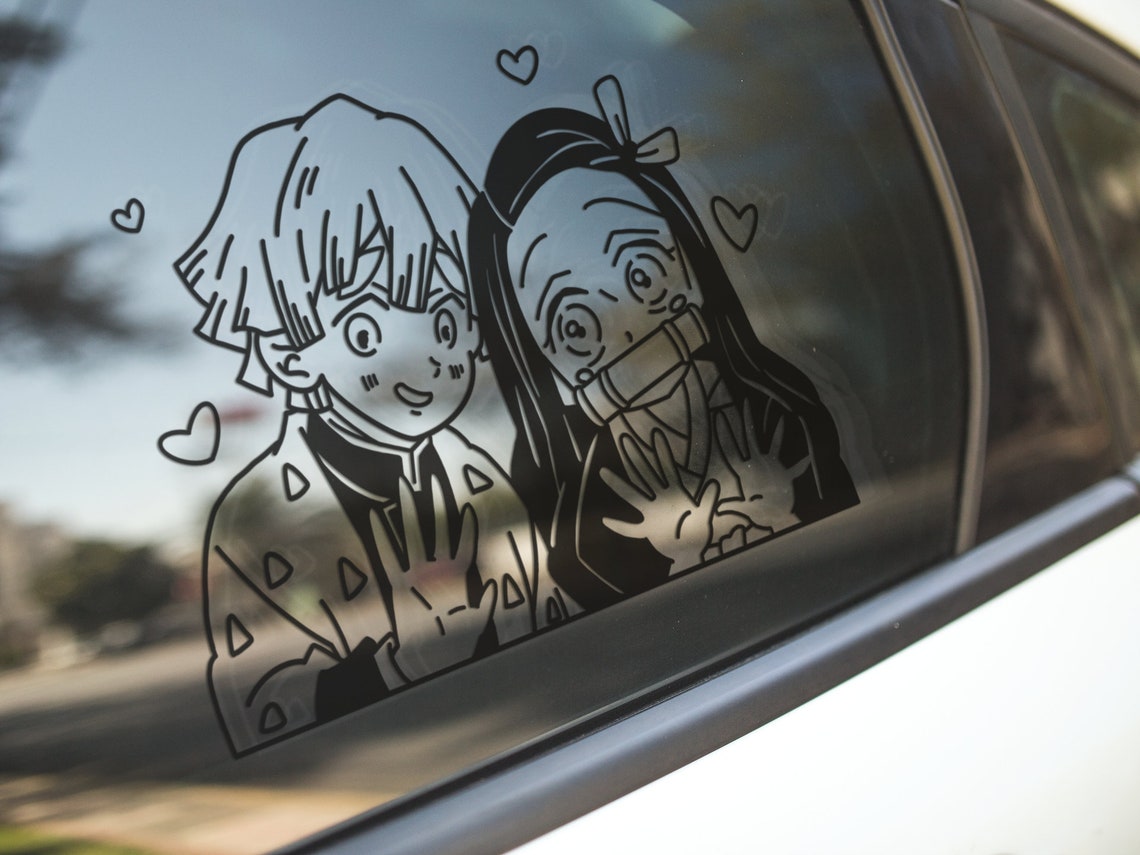 Anime Car Decal Slaying Sticker Anime Christmas Gift - Etsy