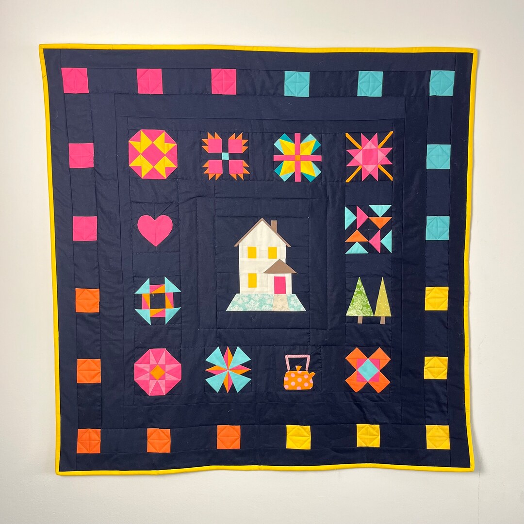 Alis House Mini Quilt Pattern; PDF Instant Download; Size: 35x35 ...