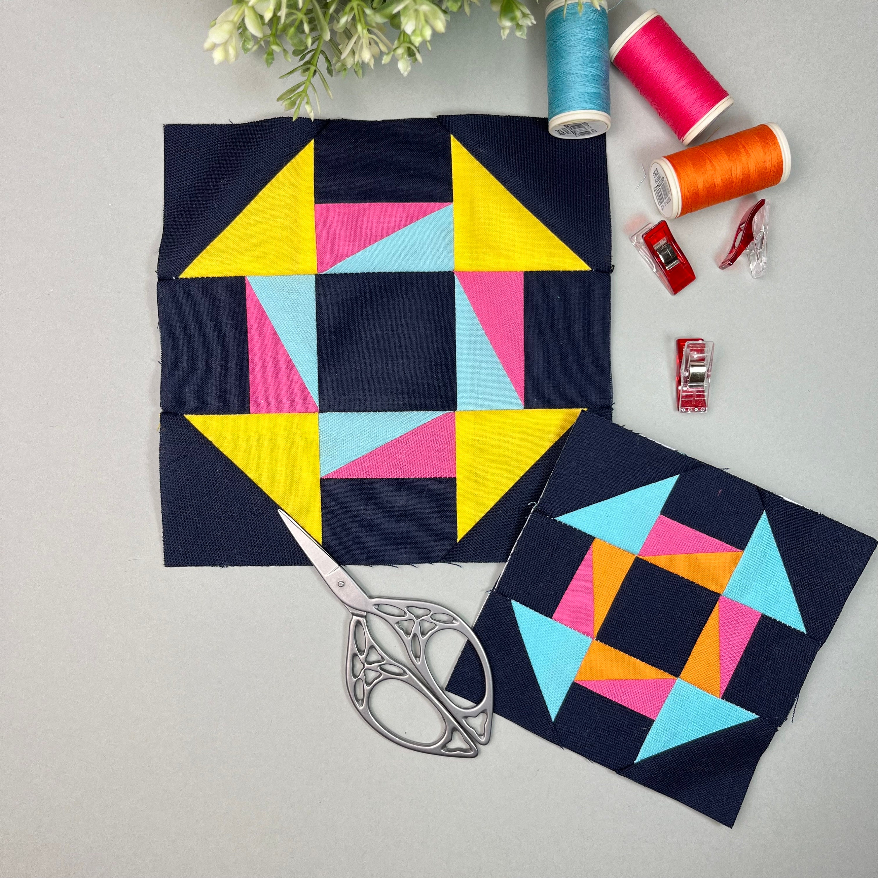 Fusion Dash Quilt Block Pattern; PDF Instant Download; Modern Churn ...