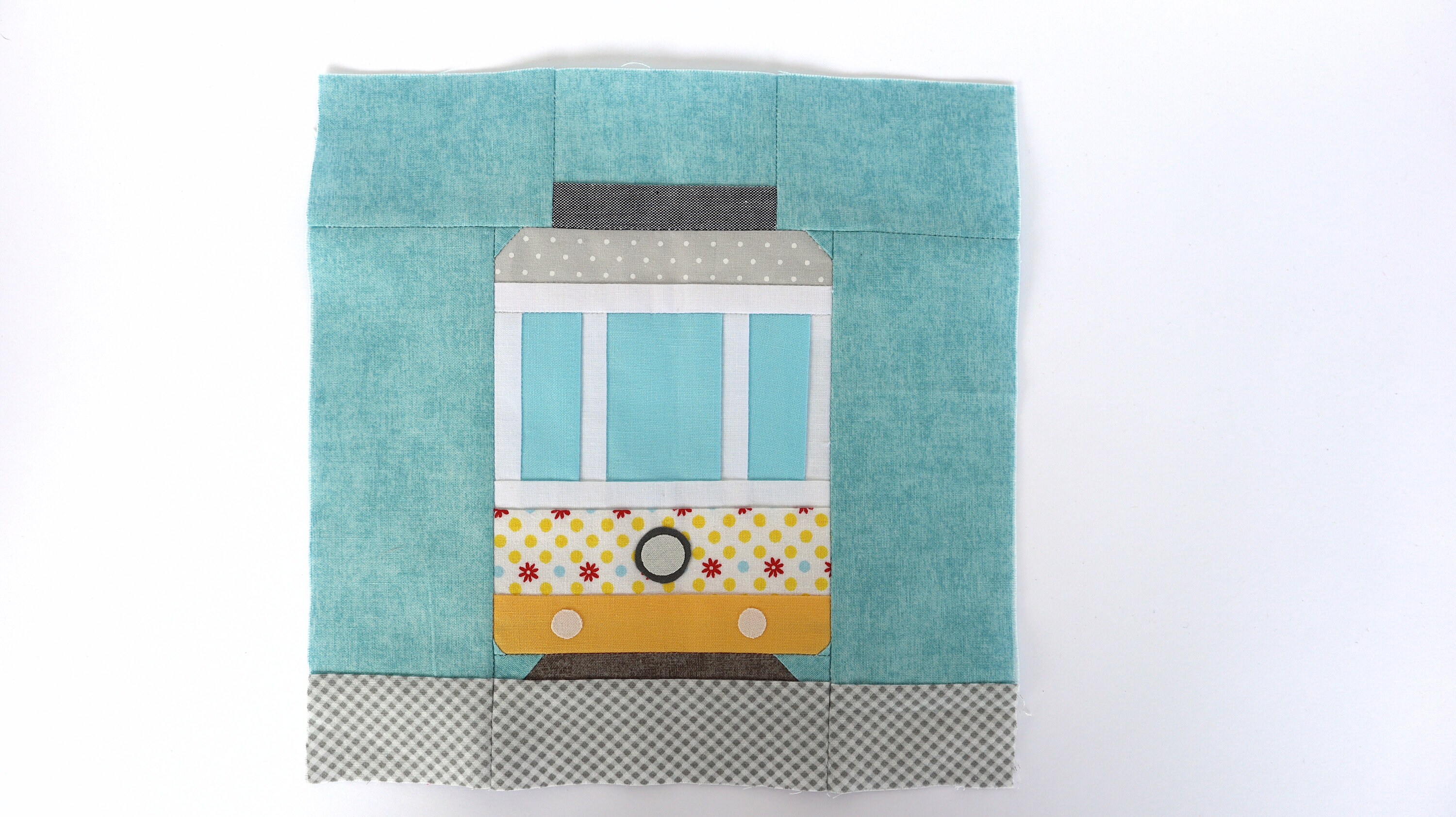 Lisbon 28 Tram Quit Block Pattern; PDF Instant Download; Modern Quilt ...