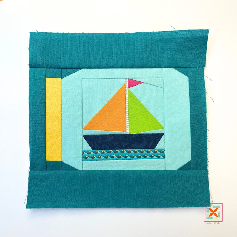 Jam Boat Quilt Block Pattern; PDF Instant Download; Foundation Pieced ...