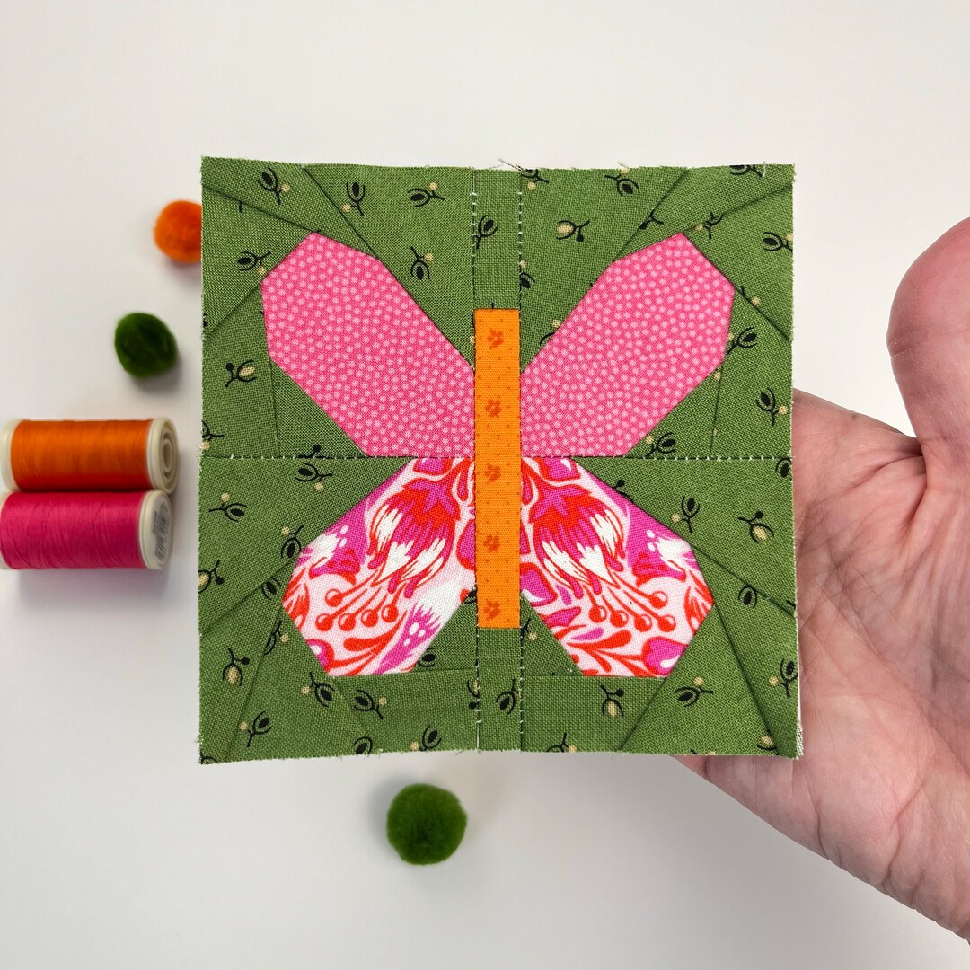 My Butterfly Quilt Block Pattern; PDF Instant Download; Modern ...