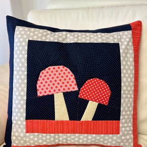 Little Mushrooms Quilt Block Pattern; PDF Instant Download; Mushroom ...