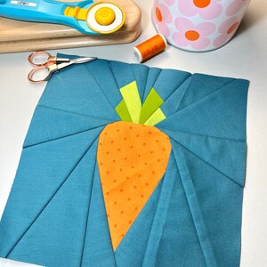 Carrot Quilt Pattern Block; PDF Instant Download; Easter Carrot Pattern ...