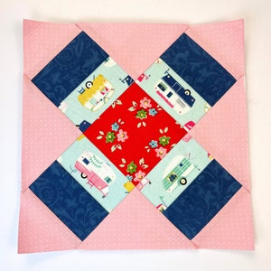 Nexus Quilt Block Pattern PDF Instant Download Foundation Pieced ...