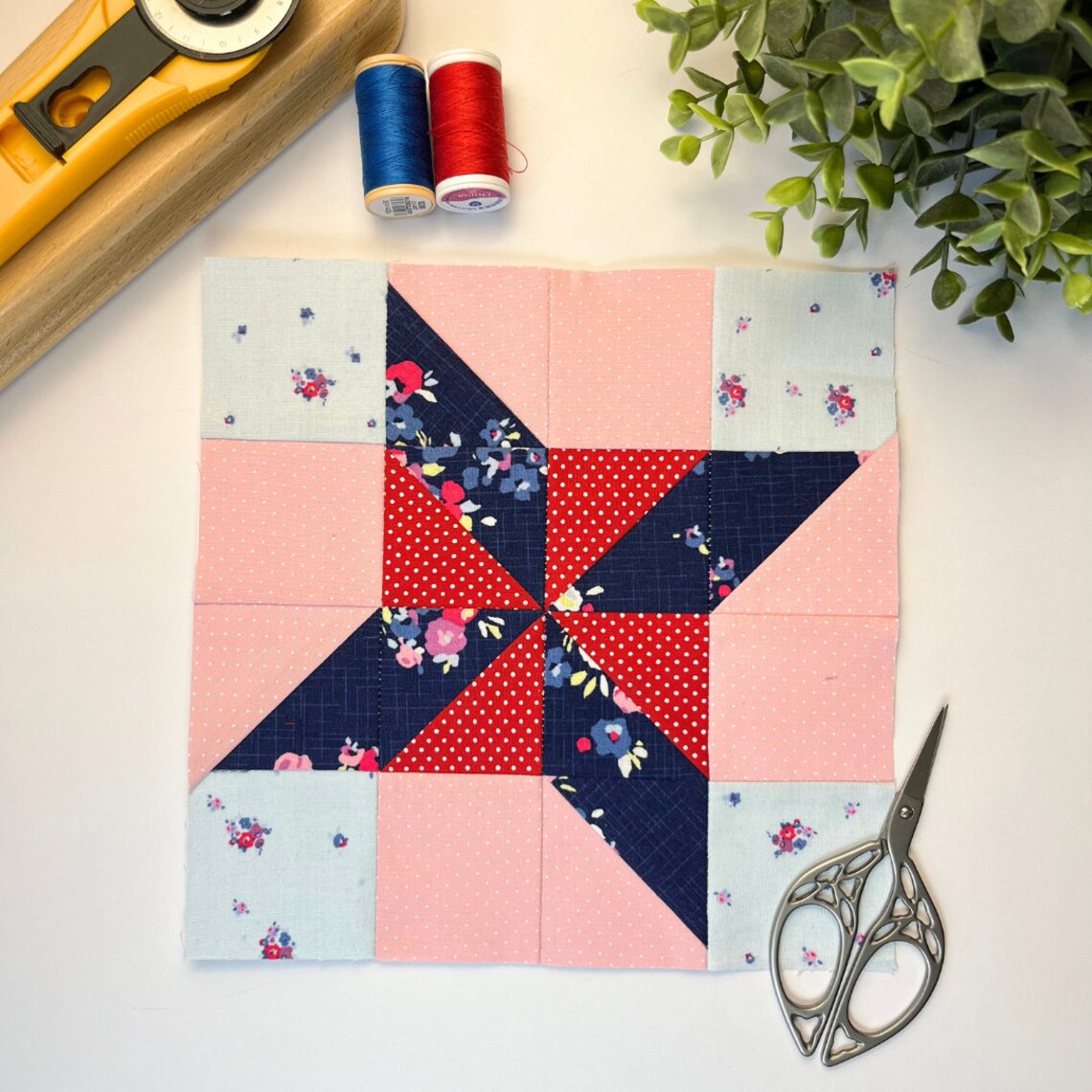 Clay's Choice Quilt Block Pattern; PDF Instant Download; Foundation ...