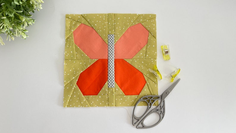 My Butterfly Quilt Block Pattern PDF Instant Download Modern - Etsy