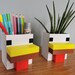 Minecraft Chicken Plant Pot, Desk Top Organizer, Minecraft Gifts ...