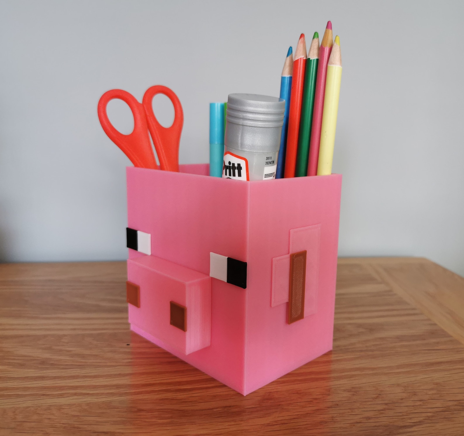 Minecraft Pig Plant Pot Desk Top Organizer Minecraft Gifts | Etsy UK