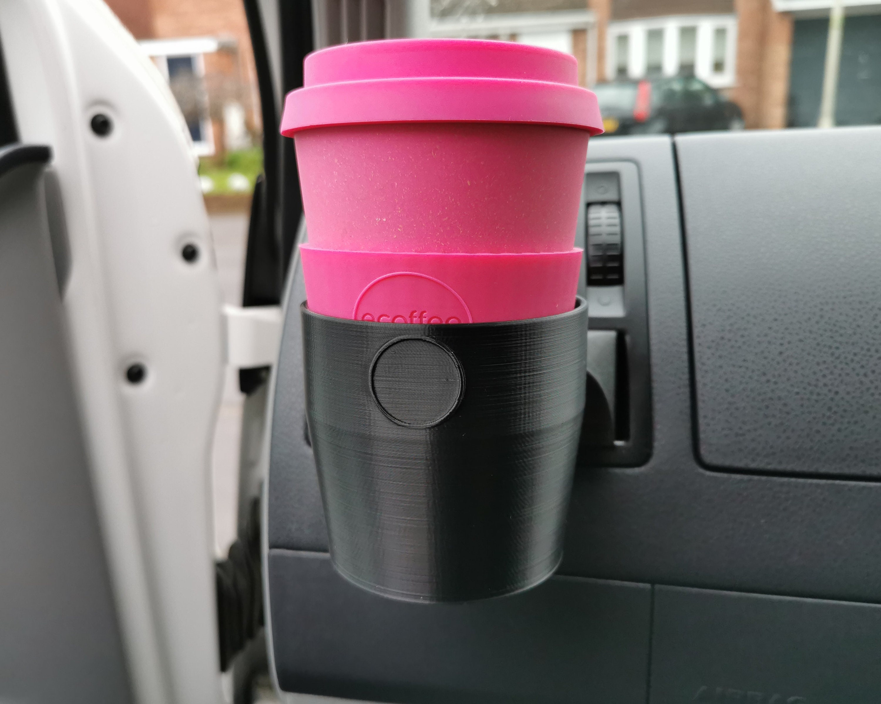 T5 & T5.1 Transporter Cup Holder: ABS 3D Printed Van Accessory, T5.1 ...