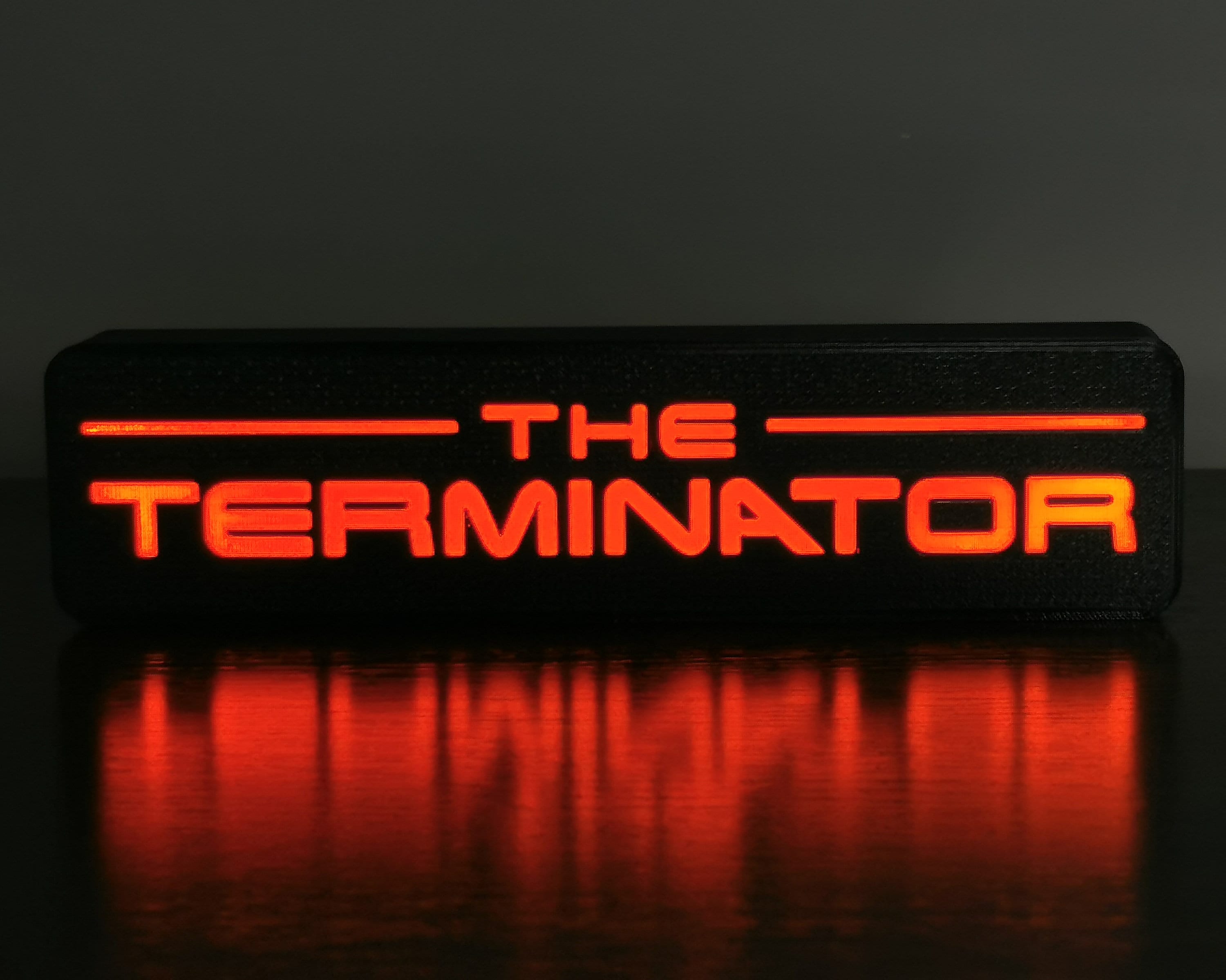 The Terminator Movie USB Logo USB Night Light Sign - Etsy UK