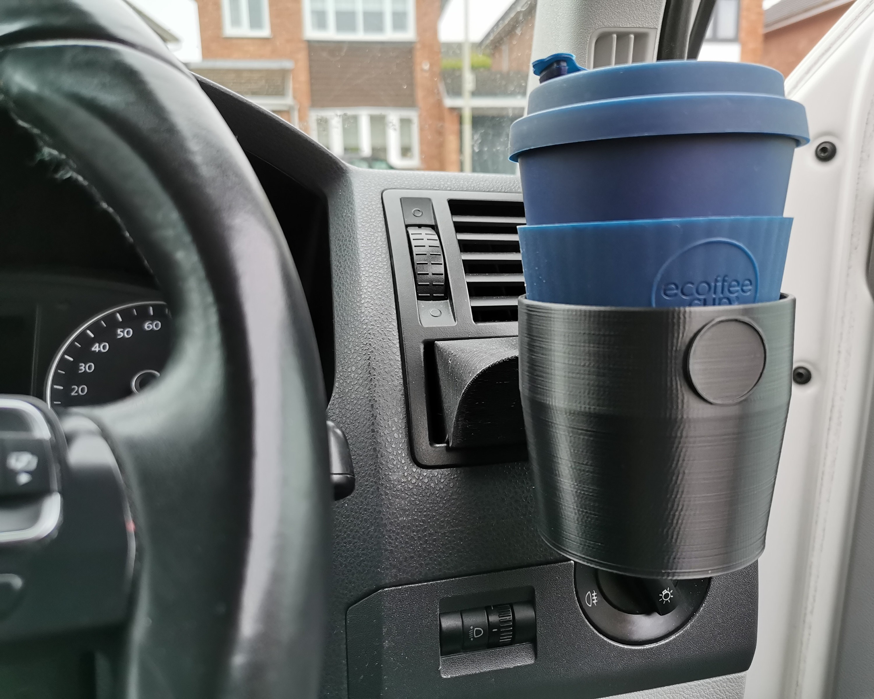 T5 & T5.1 Transporter Cup Holder: ABS 3D Printed Van Accessory, T5.1 ...