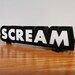 Scream Movie Logo USB Movie Sign Film Prop Retro Movie USB - Etsy UK