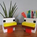 Minecraft Chicken Plant Pot, Desk Top Organizer, Minecraft Gifts ...