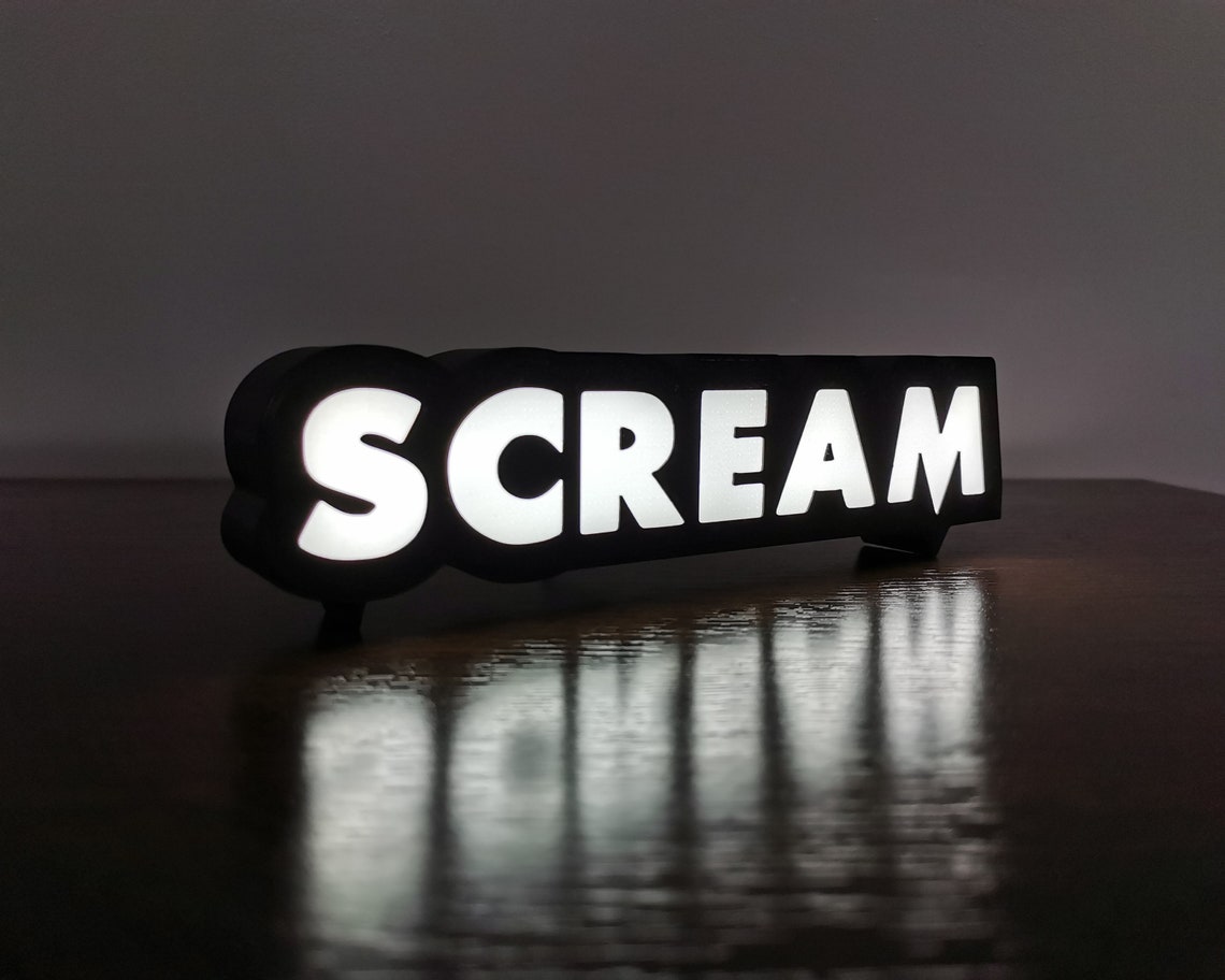 Scream Movie Logo USB Movie Sign Film Prop Retro Movie USB - Etsy UK