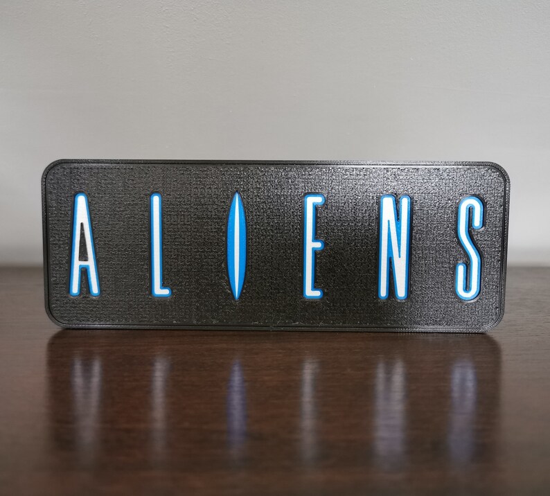 Aliens USB Logo USB Night Light Sign 1980's Movie Film - Etsy