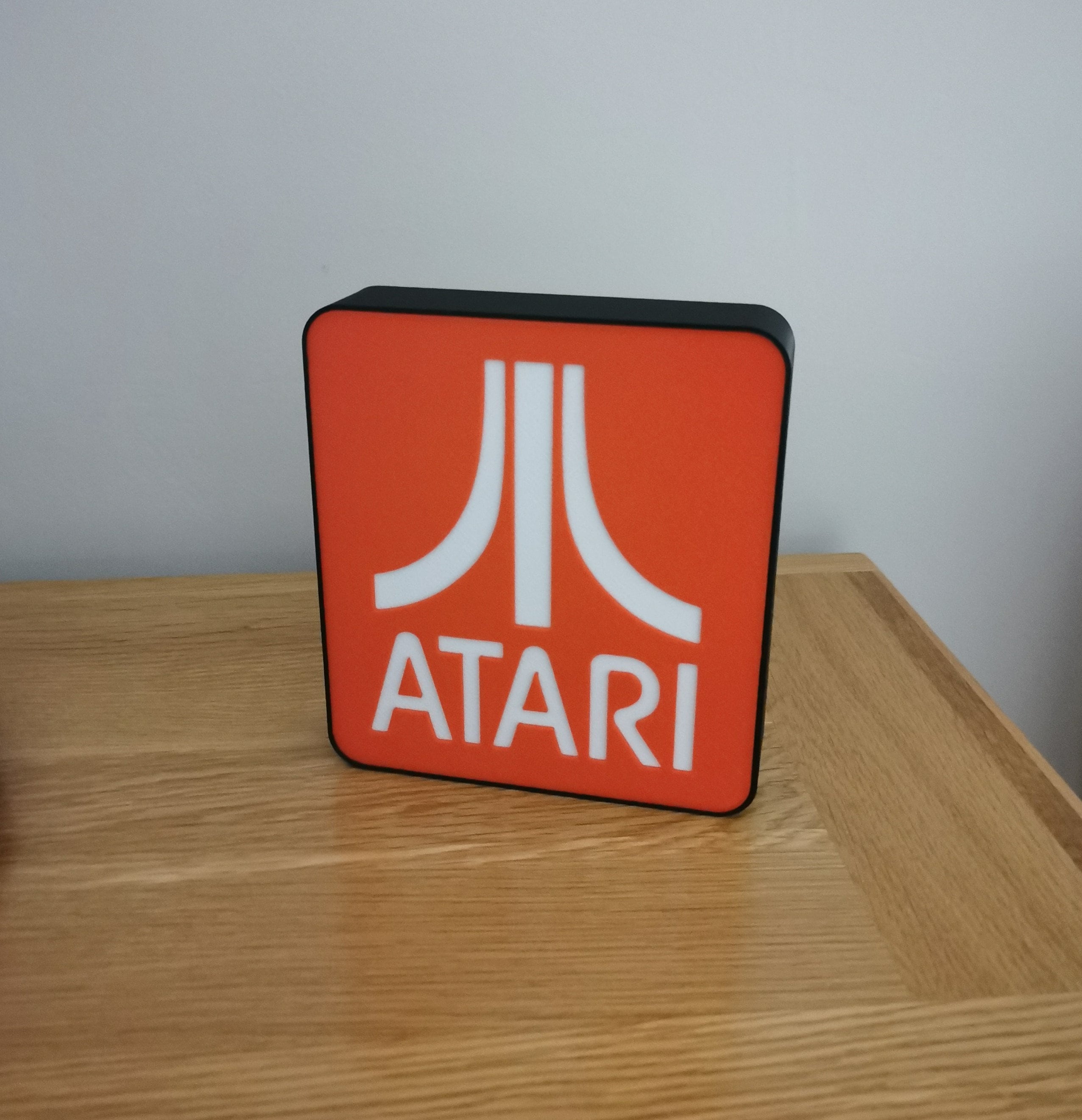Atari USB Light Up Retro Logo 3D Printed Led Light Up Sign | Etsy
