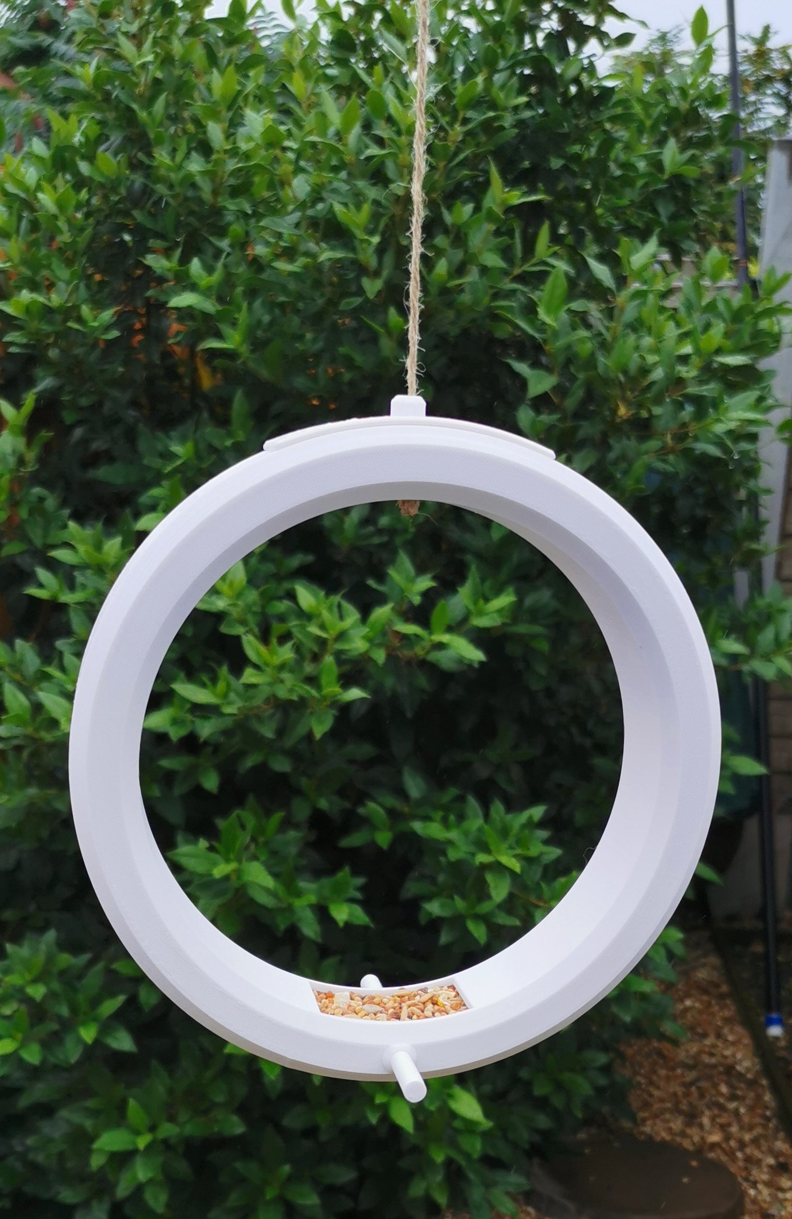 Refillable Round Bird Feeder Round Circle Shaped Refillable - Etsy