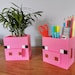 Minecraft Pig Plant Pot, Desk Top Organizer, Minecraft Gifts, Gaming ...