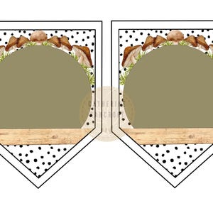 Boho Forest Mushroom Themed Classroom Bulletin Board Banner/lettering ...