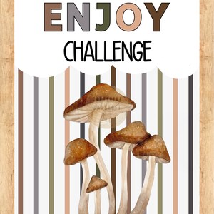 Boho Forest Mushroom Themed Classroom Inspirational Posters, Editable ...
