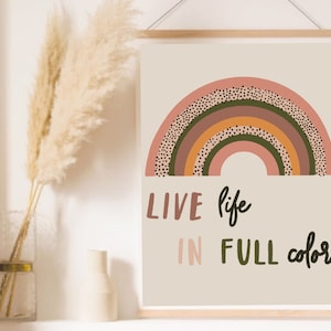 Boho Wall Decor | Digital Download | Large Wall Art | Minimalist Art ...