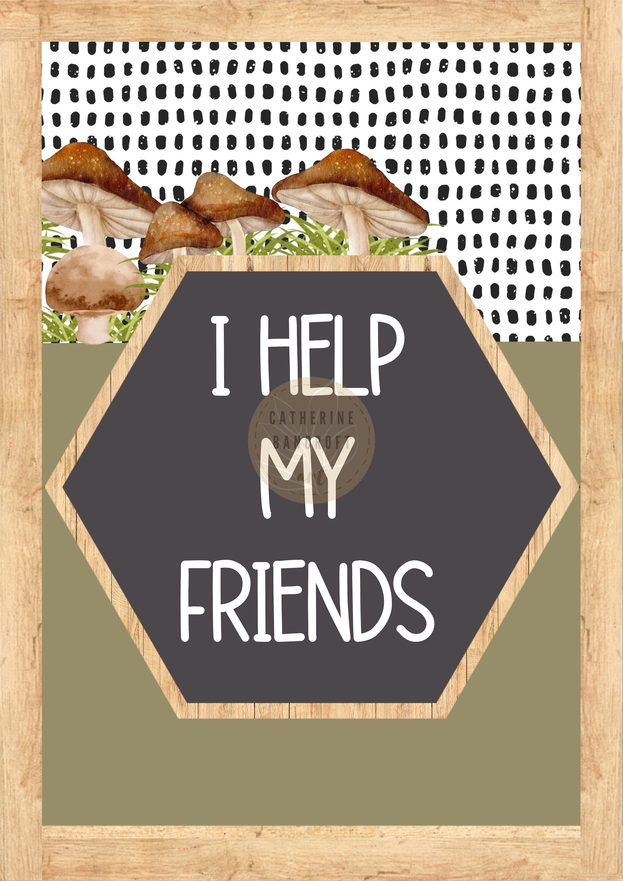 Boho Forest Mushroom Themed Classroom Inspirational Posters, Editable ...