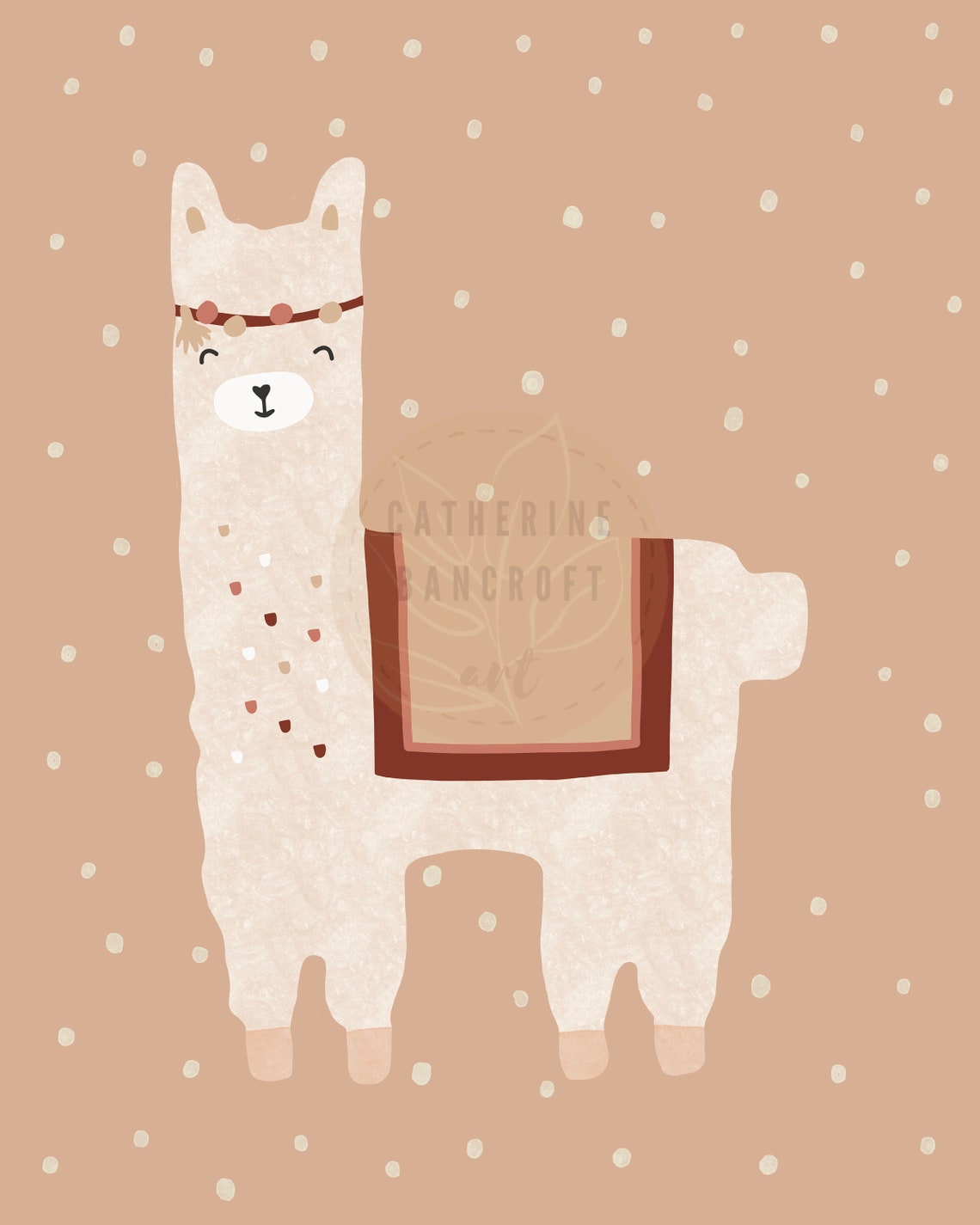 Llama Boho Nursery Printable Wall Art Nursery Decor Animals - Etsy UK