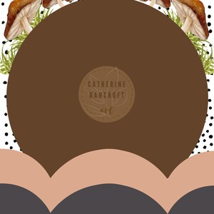 Boho Forest Mushroom Themed Classroom Table/desk Signs/labels, Editable ...