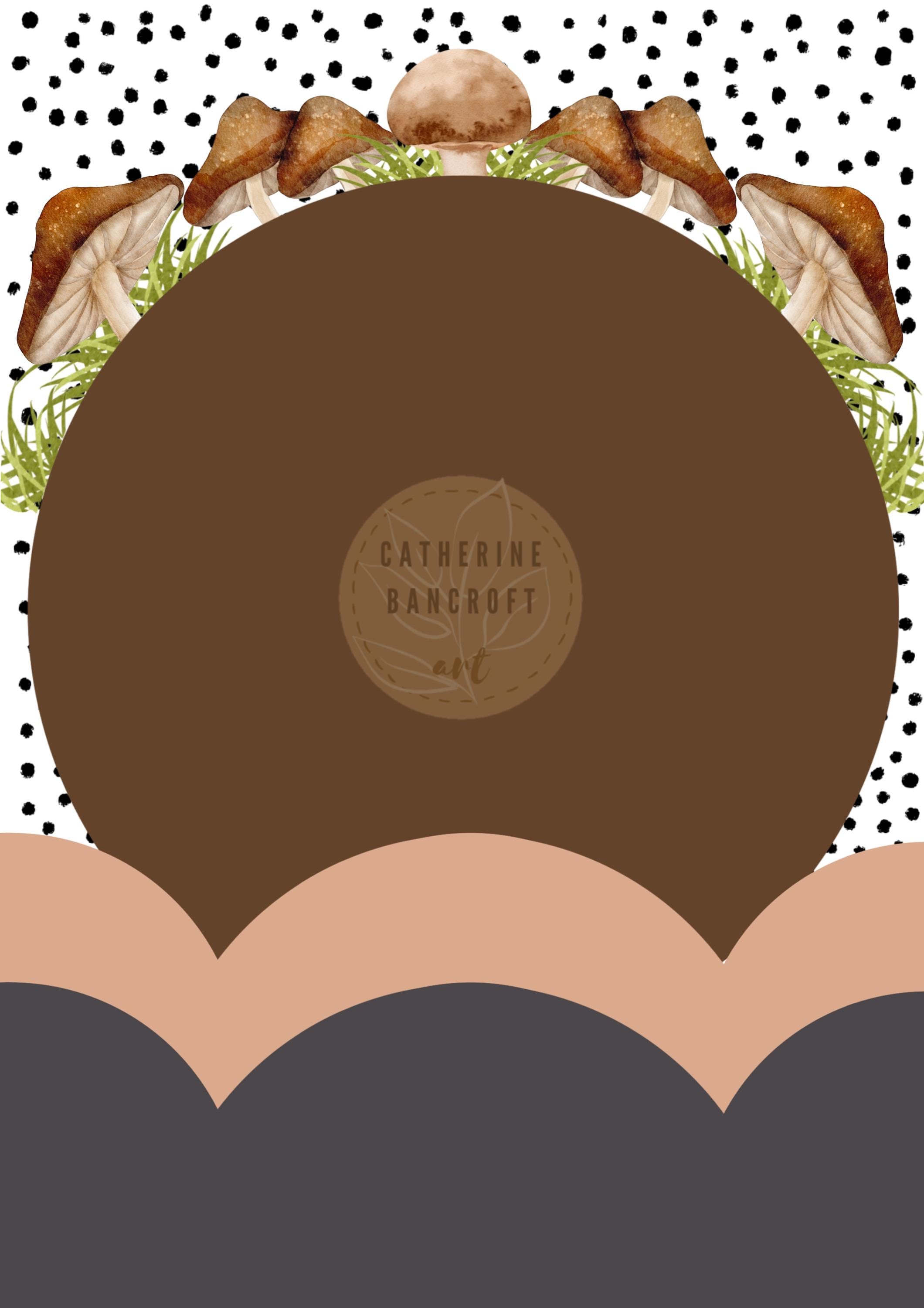 Boho Forest Mushroom Themed Classroom Table/desk Signs/labels, Editable ...