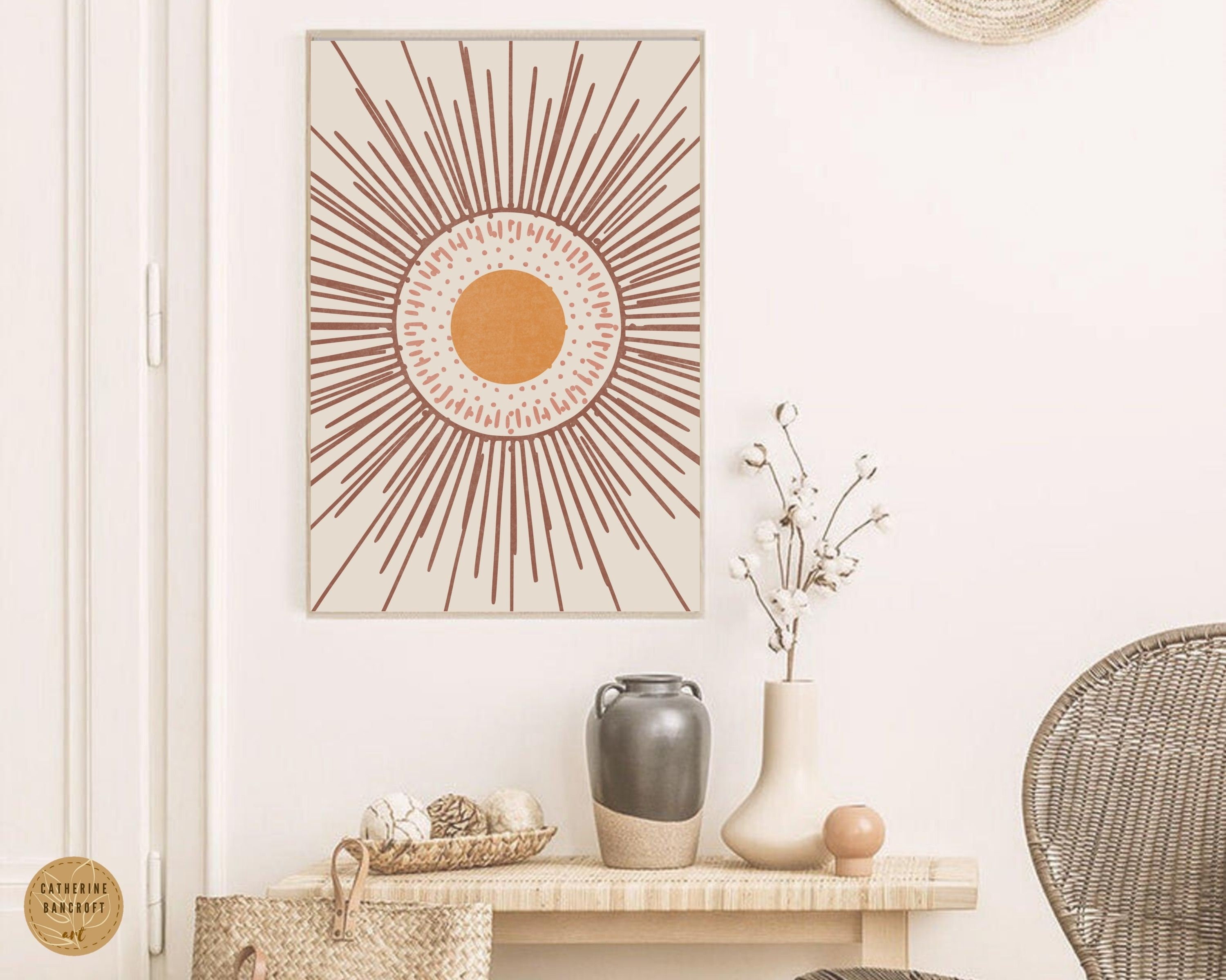 Boho Wall Decor Digital Download Large Wall Art | Etsy