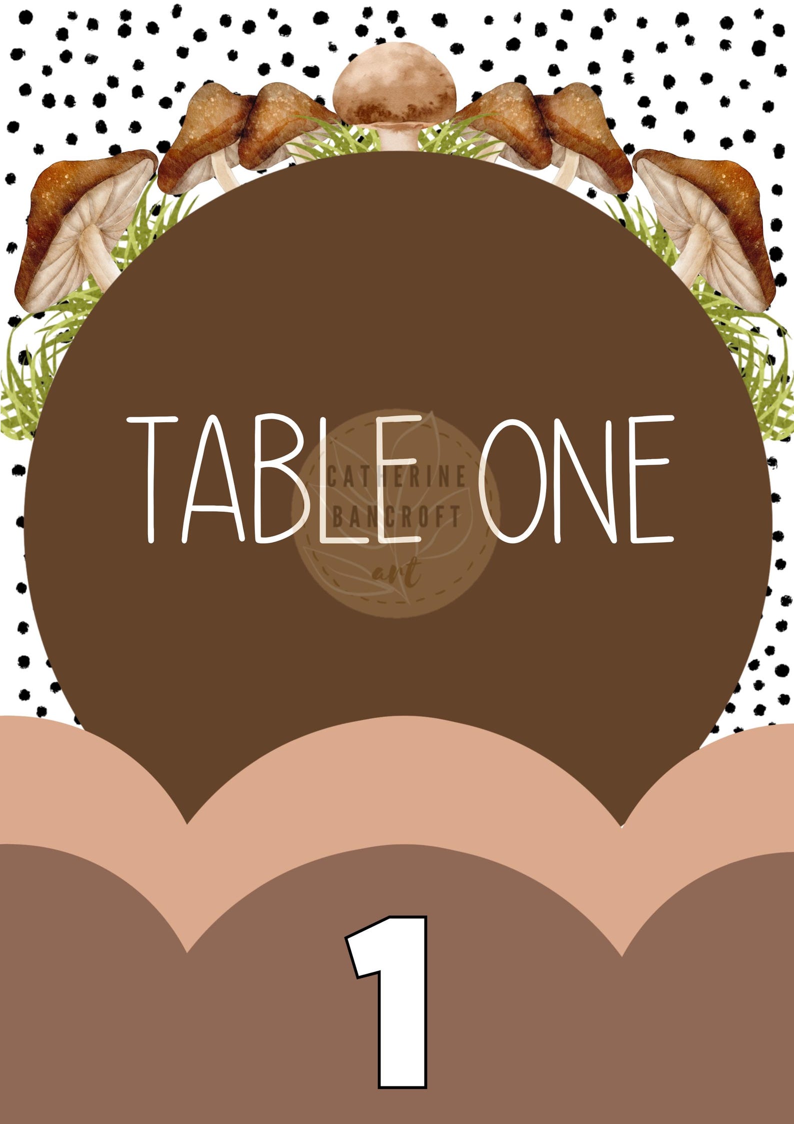 Boho Forest Mushroom Themed Classroom Table/desk Signs/labels, Editable ...