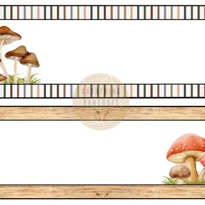 Boho Forest Mushroom Themed Classroom Noise-o-meter, Voice Levels ...