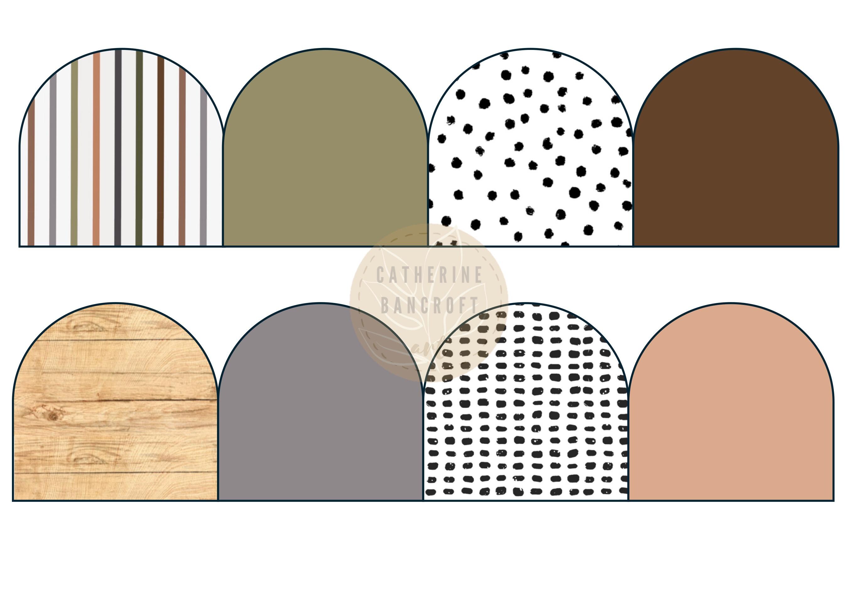 Boho Forest Mushroom Themed Classroom Bulletin Display Borders ...