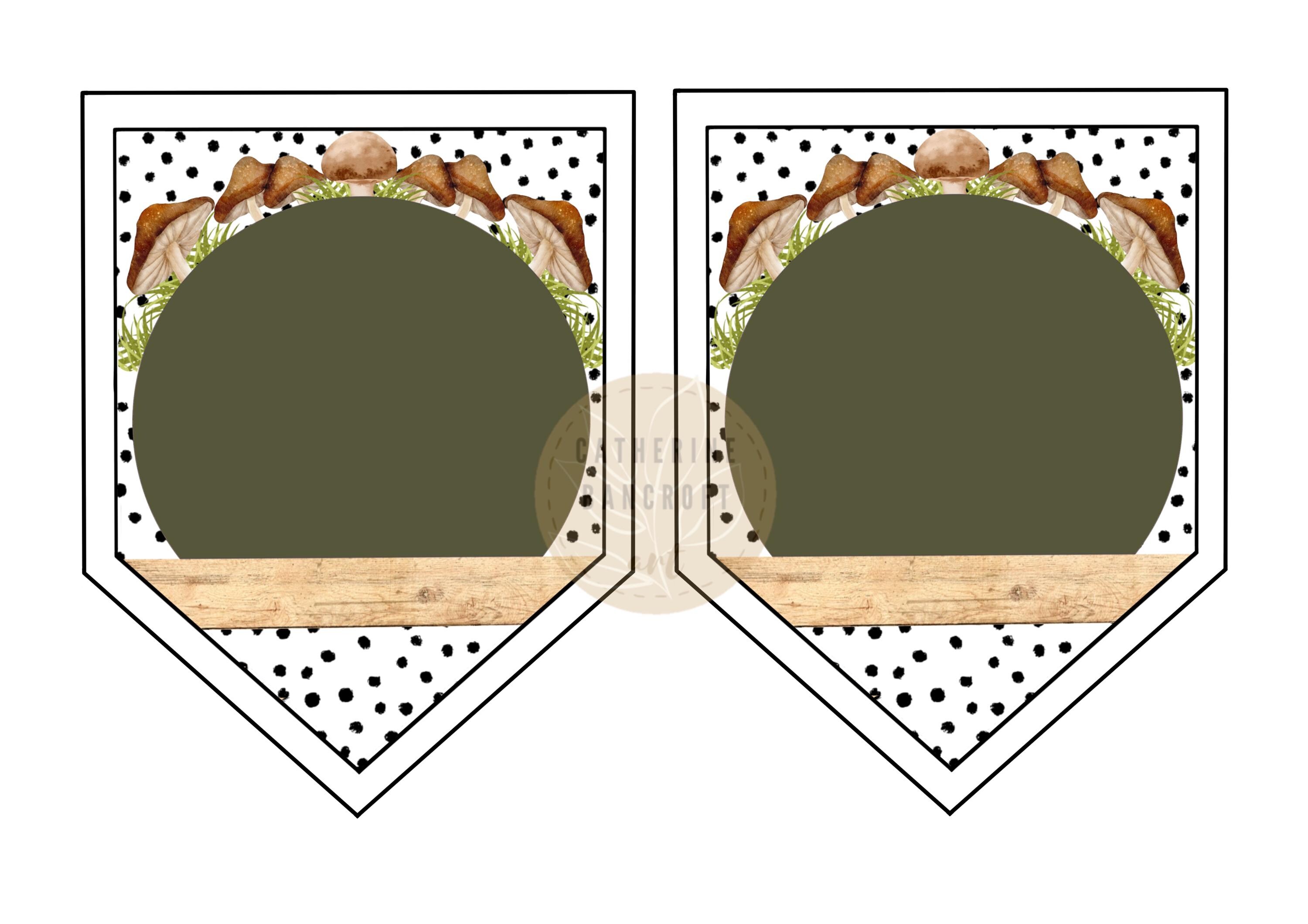 Boho Forest Mushroom Themed Classroom Bulletin Board Banner/lettering ...