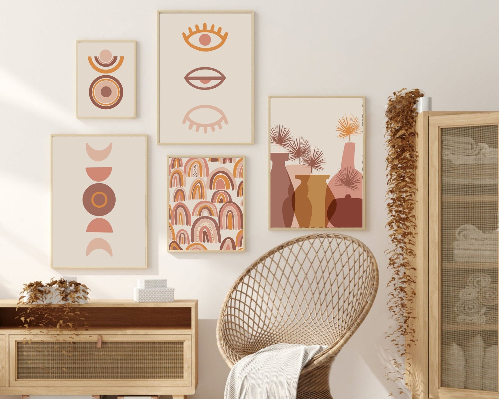 Boho Wall Decor Digital Download Large Wall Art - Etsy