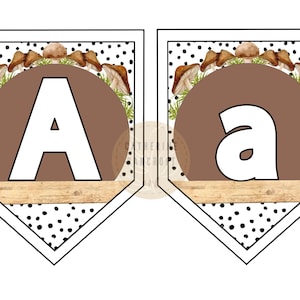 Boho Forest Mushroom Themed Classroom Bulletin Board Banner/lettering ...