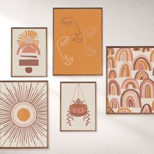 Boho Wall Decor Digital Download Large Wall Art - Etsy