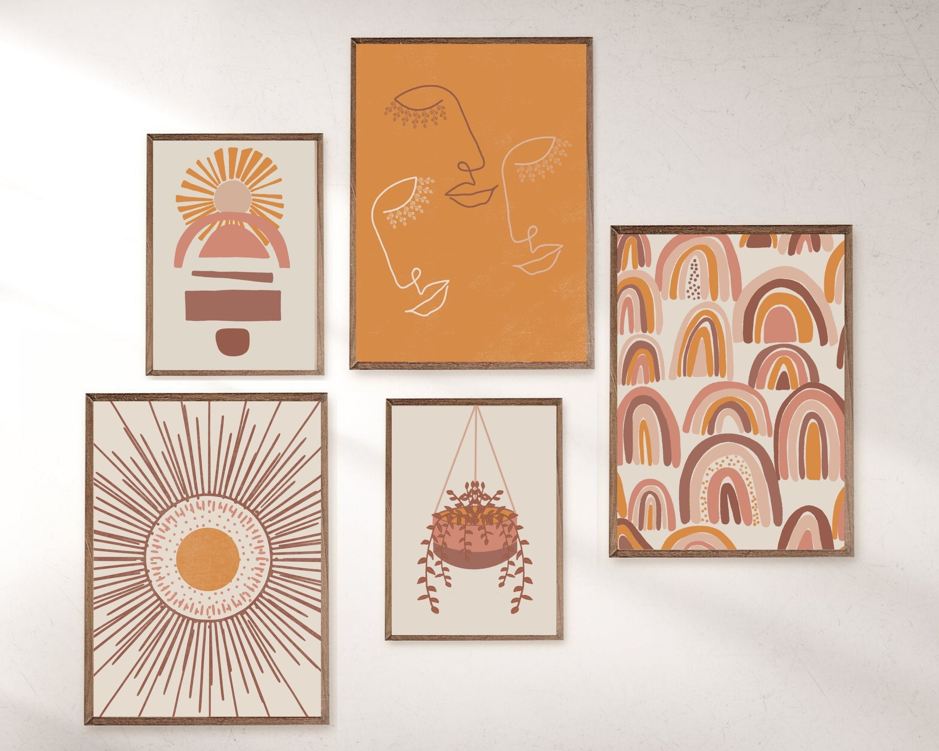 Boho Wall Decor Digital Download Large Wall Art | Etsy