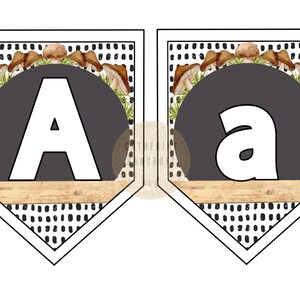 Boho Forest Mushroom Themed Classroom Bulletin Board Banner/lettering ...