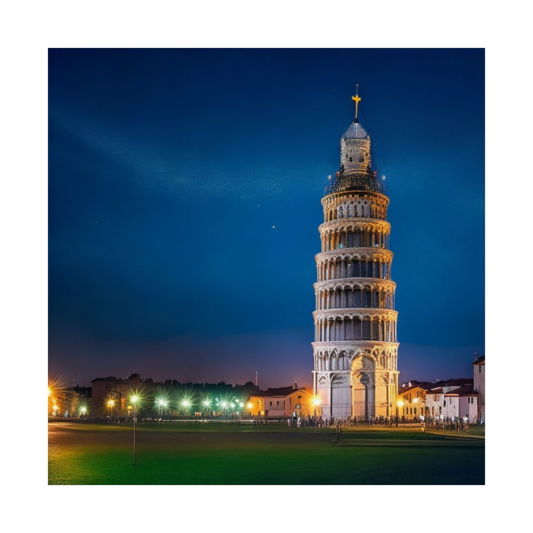 Pisa Tower, Pisa Tower Poster, Italy Poster, Paper Pisa Poster, Pisa ...